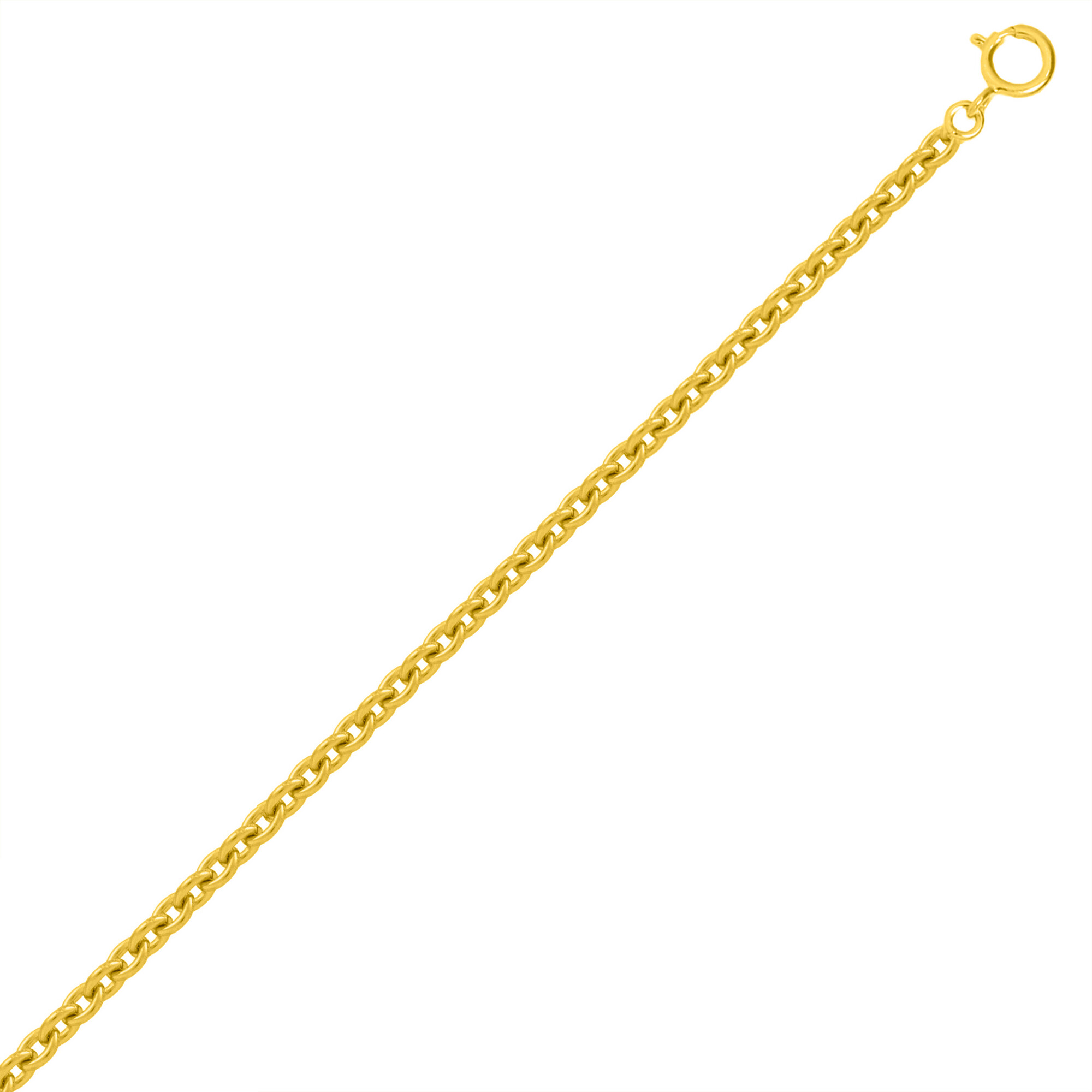 Chaine forçat - Or jaune 18ct · Maison de la Médaille