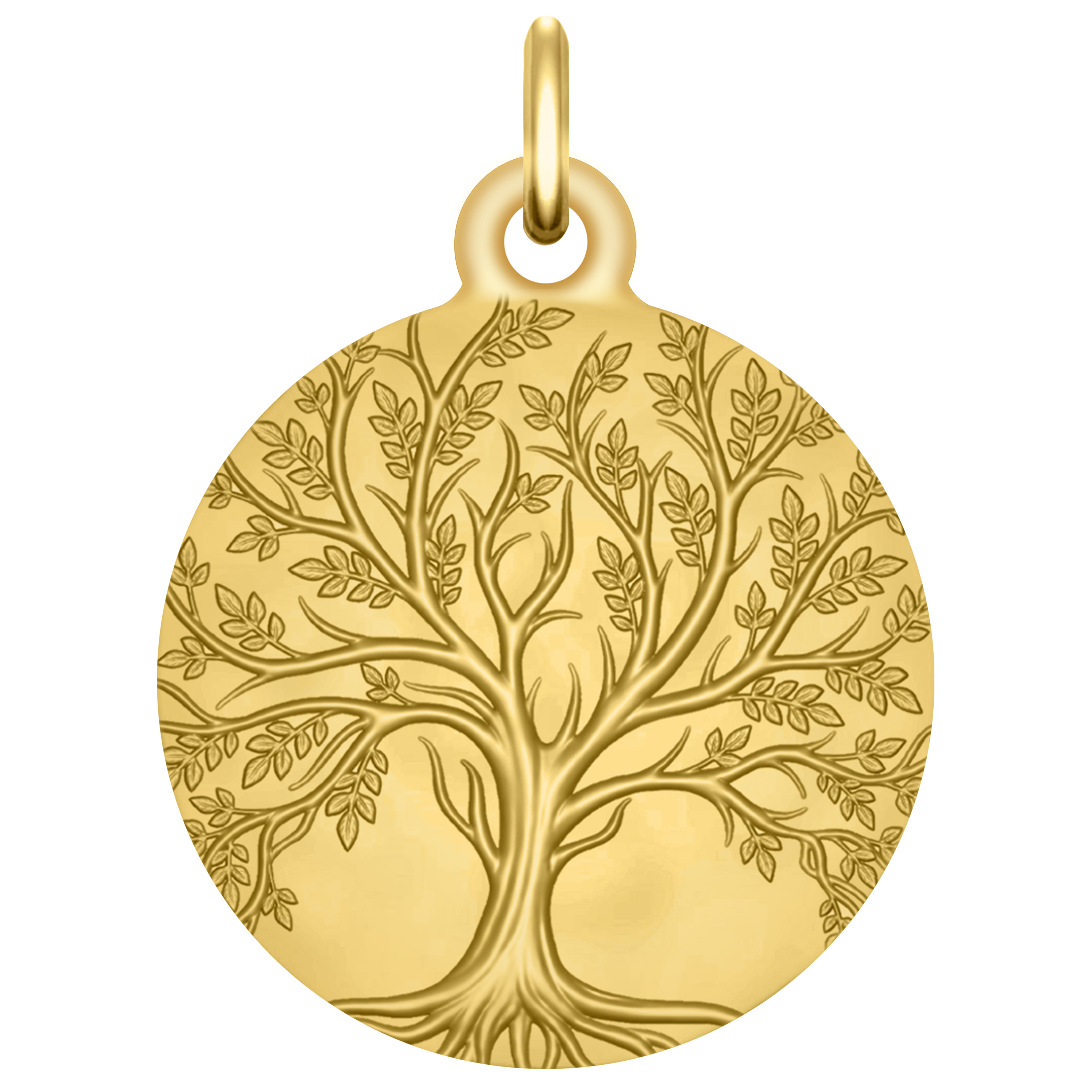 Médaille Arbre de vie - Or jaune 18ct · Maison de la Médaille